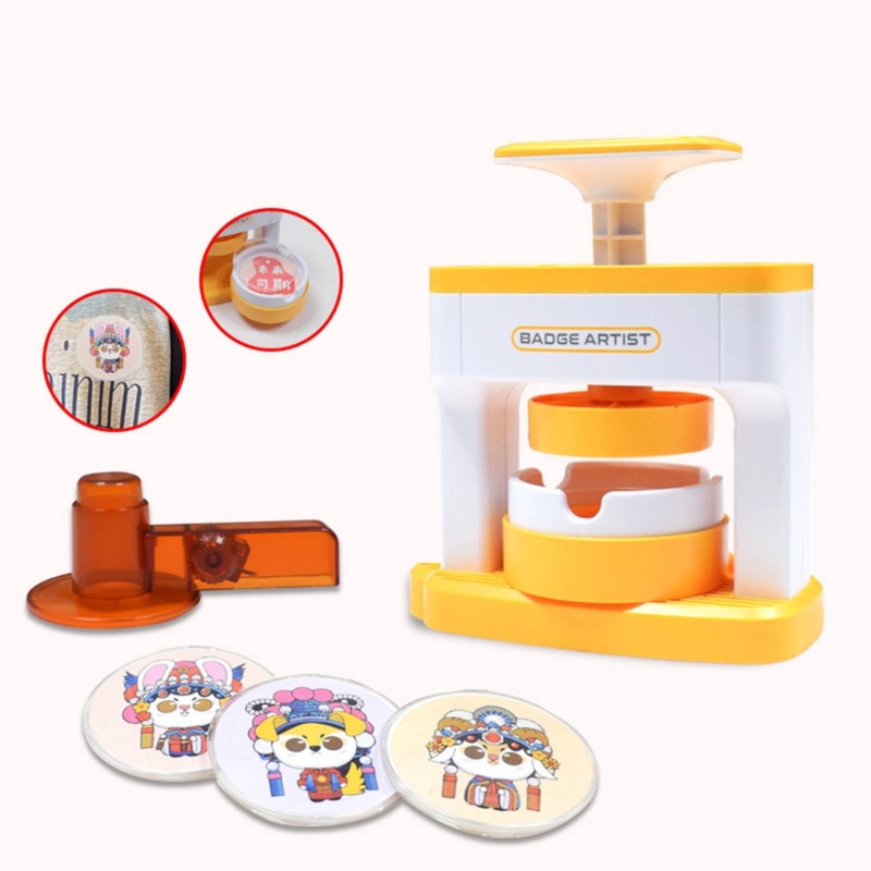 Flov4 Badge Maker เครื่องปุ่ม Pin Maker เครื่องกดการ์ดที่แข็งแกร่งฟังก ...