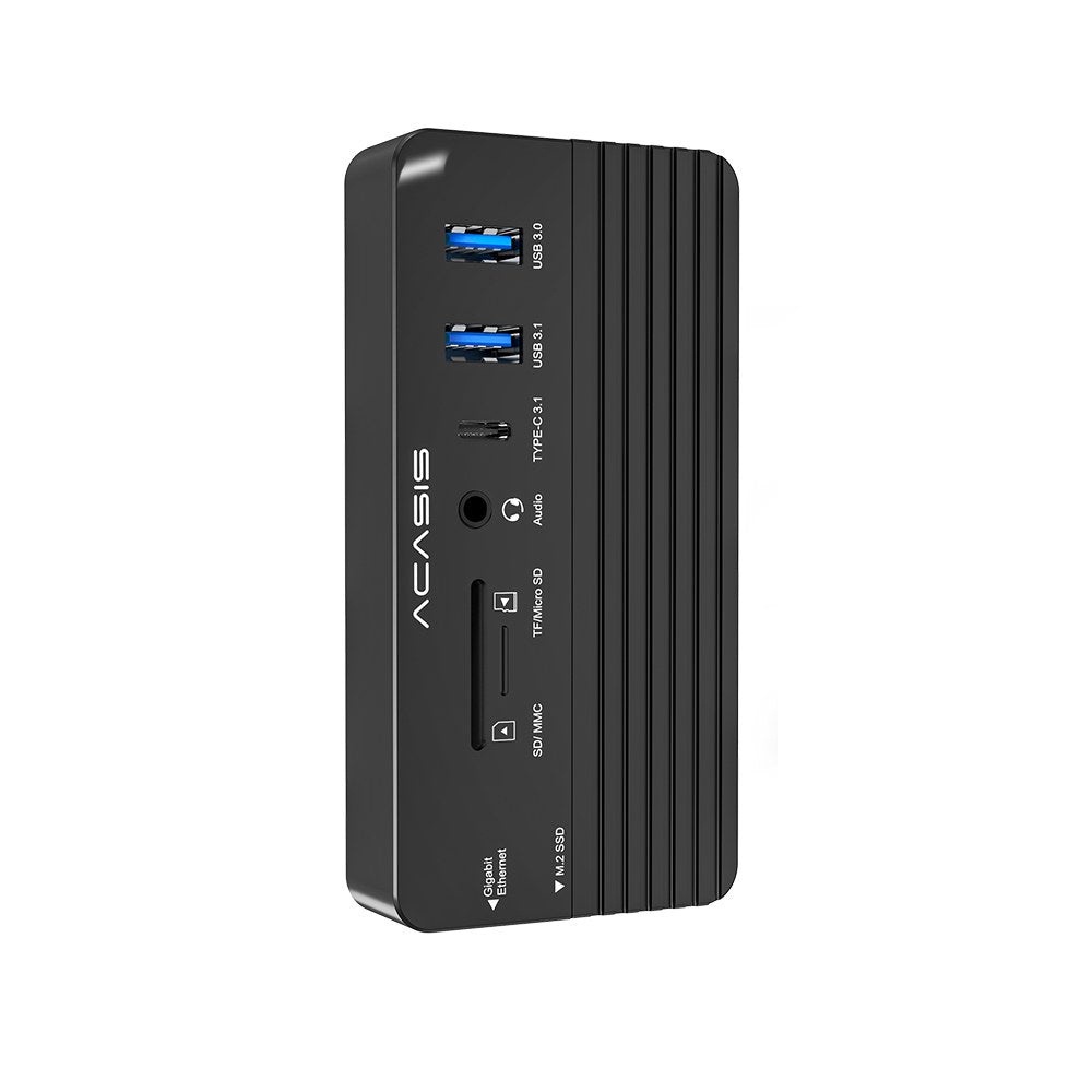 กล่องเคสฮาร์ดไดรฟ์ ACASIS 10in1 Hub USB C M.2 SSD Enclosure USB-C Gen2 ...