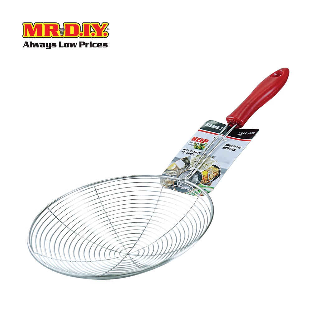 RIMEI กระชอนสเเตนเลส กรองอาหาร ตักอาหาร ขนาด 20 ซม. | Shopee Thailand