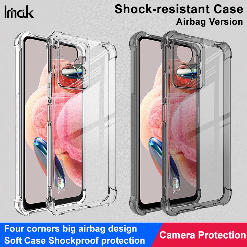 Original Imak Redmi Note 12 4G กันกระแทก ใส นิ่ม TPU เคส ใส ซิลิโคน เคสด้านหลัง | Shopee Thailand