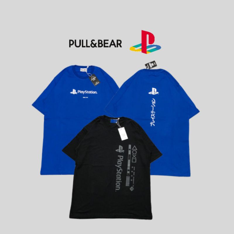เสื้อยืด พิมพ์ลาย Pull & BEAR X PLAYSTATION P&B PLAYSTATION | Shopee ...