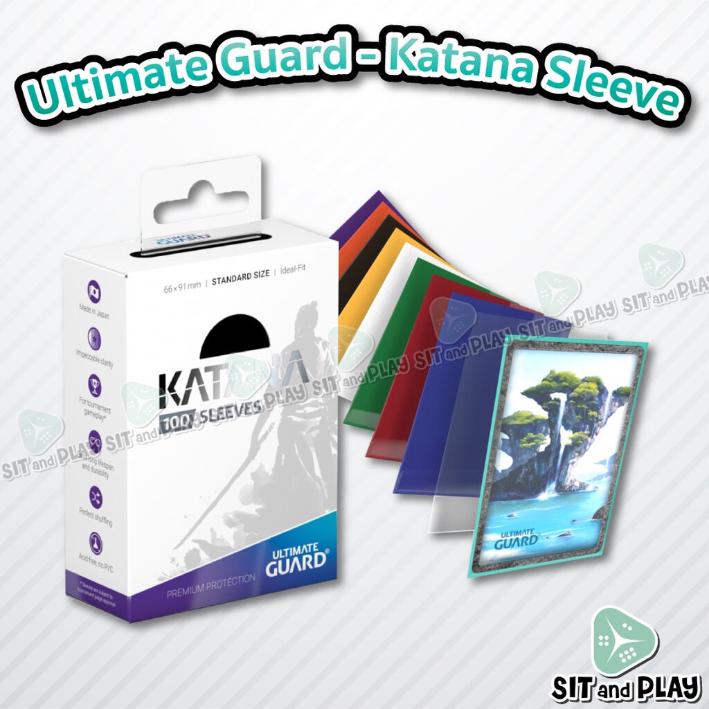 Ultimate Guard - Katana 100 Sleeves ซองใส่การ์ด คุณภาพดีที่สุด Standard ...