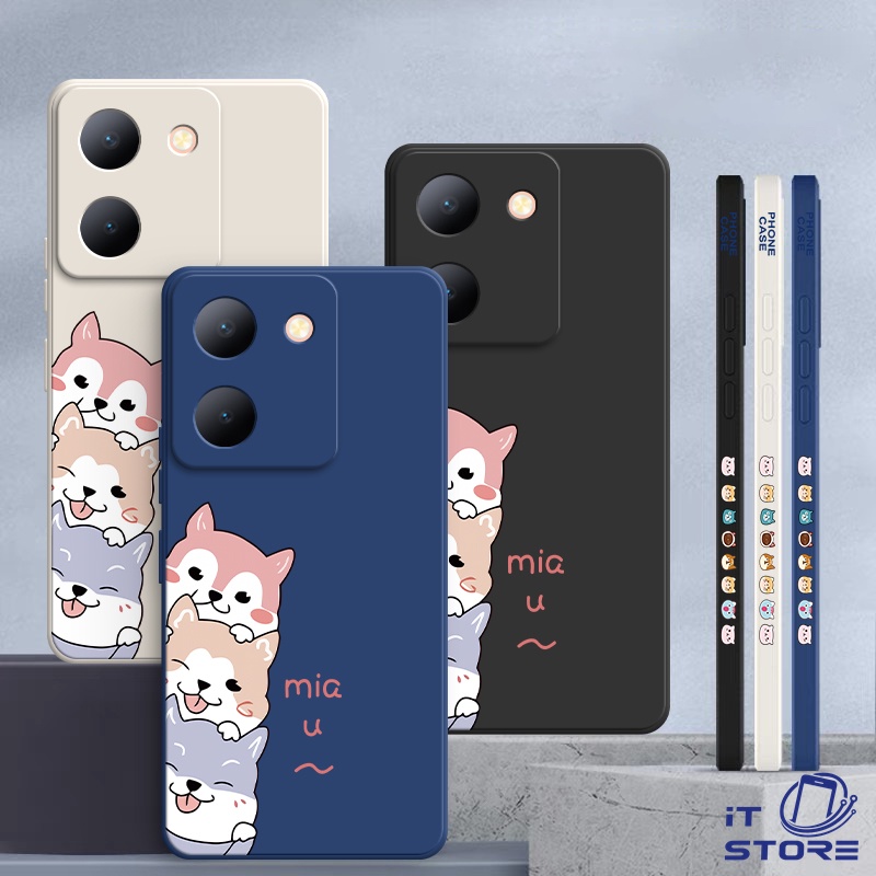 เคส Vivo Y36 Y35 V27 5G V27E Y22 Y22S Y16 Y15S Y15A Y01 Y01A Cute Dog ...