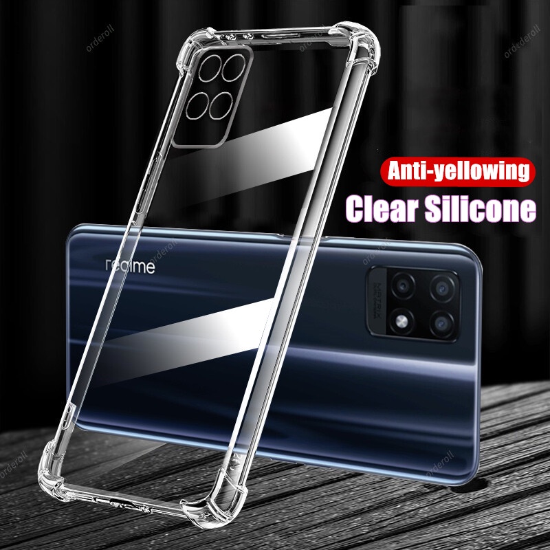 เคสโทรศัพท์มือถือ ยางนิ่ม แบบใส กันกระแทก สําหรับ Realme 8i Narzo 50 4G ...