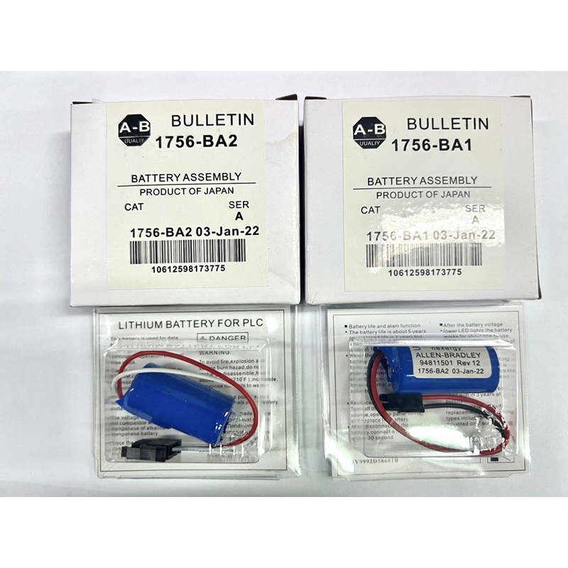 ใหม่ Allen Bradley 1756-BA2 1756-BA1 ของแท้แบตเตอรี่ลิเธียม 3V สำหรับ ...