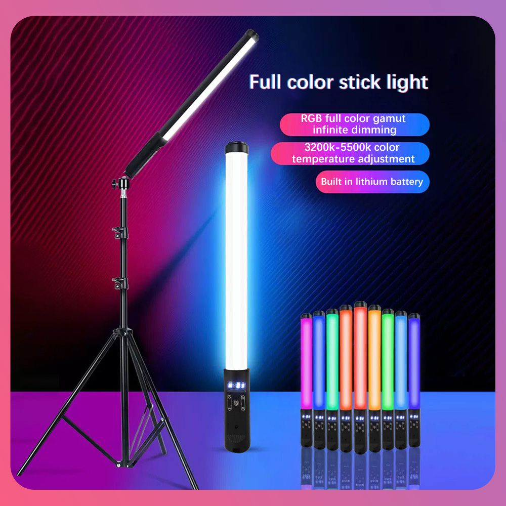 Creative Rgb Handheld Fill Light Stick Photography Fill Light Indoor ...