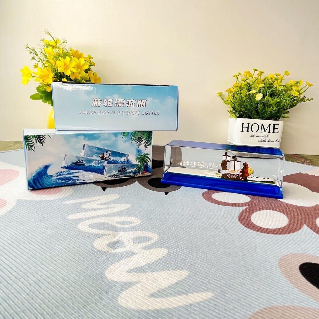 โมเดลฟิกเกอร์การ์ตูนอนิเมะ One Piece Sunny Merry COD ขนาดใหญ่ สีดํา ...