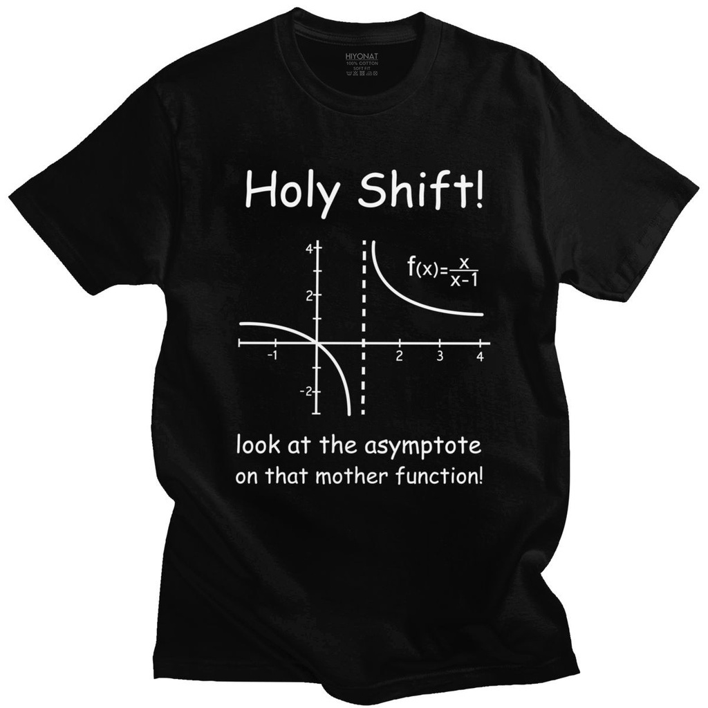 เสื้อยืดแขนสั้น ผ้าฝ้าย พิมพ์ลาย Humor Holy Shift Math สําหรับผู้ชาย ...