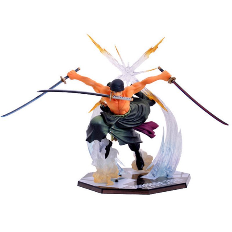 Spot integrated combat Zorro 17cm Luffy Figma model movable action ...