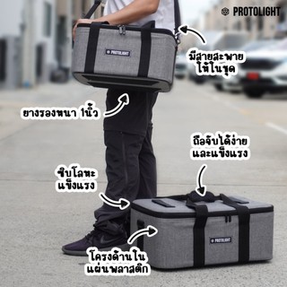 กระเป๋าใส่ชุดไฟสตูดิโอ Protolight Station กระเป๋าจัดเก็บชุดไฟ LED ไฟต่อเนื่อง | Shopee Thailand