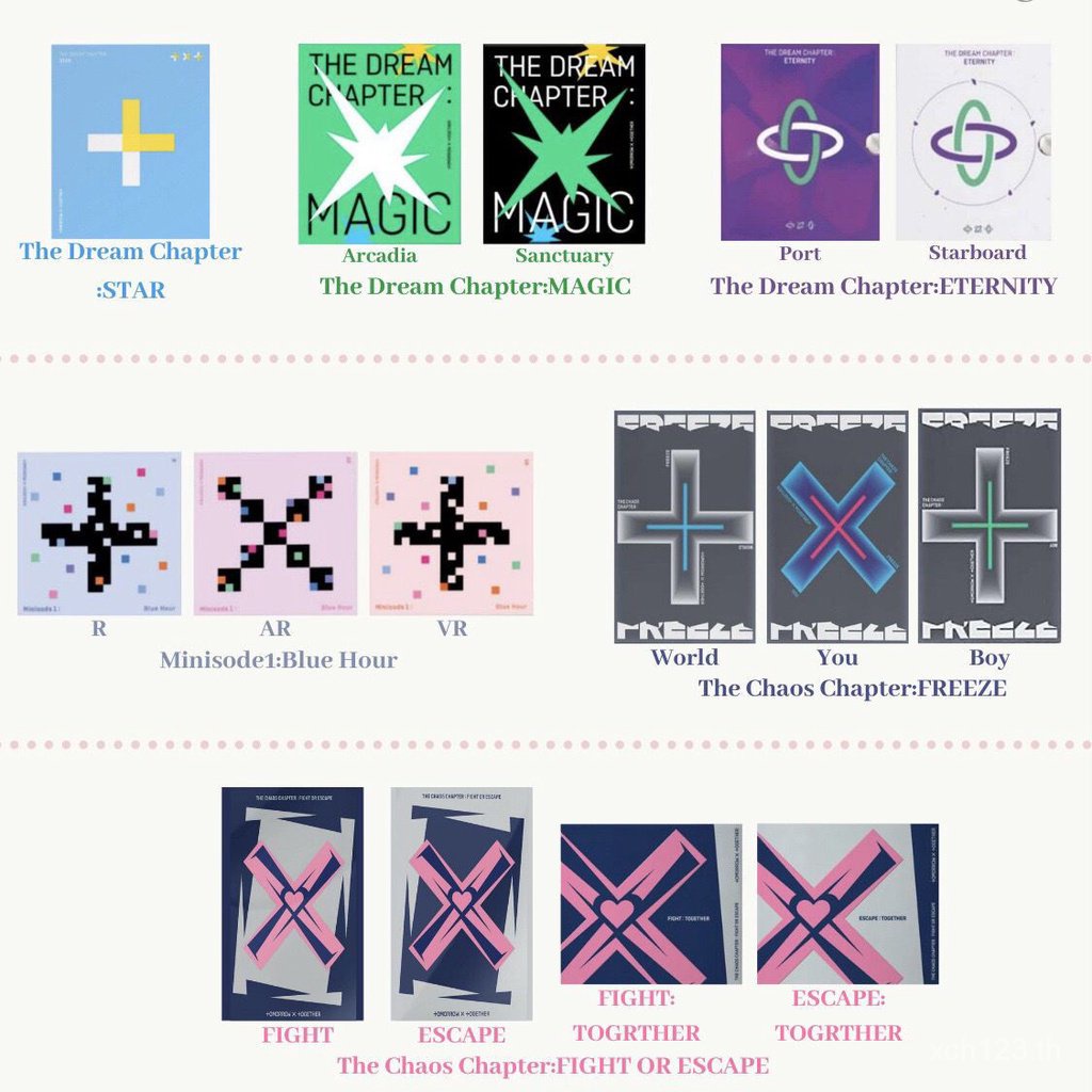 [พร้อมส่ง] อัลบั้ม TXT Debut Album mini3mini4 O8SL | Shopee Thailand