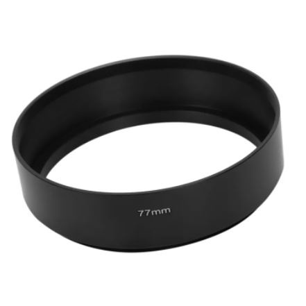 ฮูดเลนส์ Standard 77mm Metal Lens Hood Cover for 77mm Filter/Lens ...