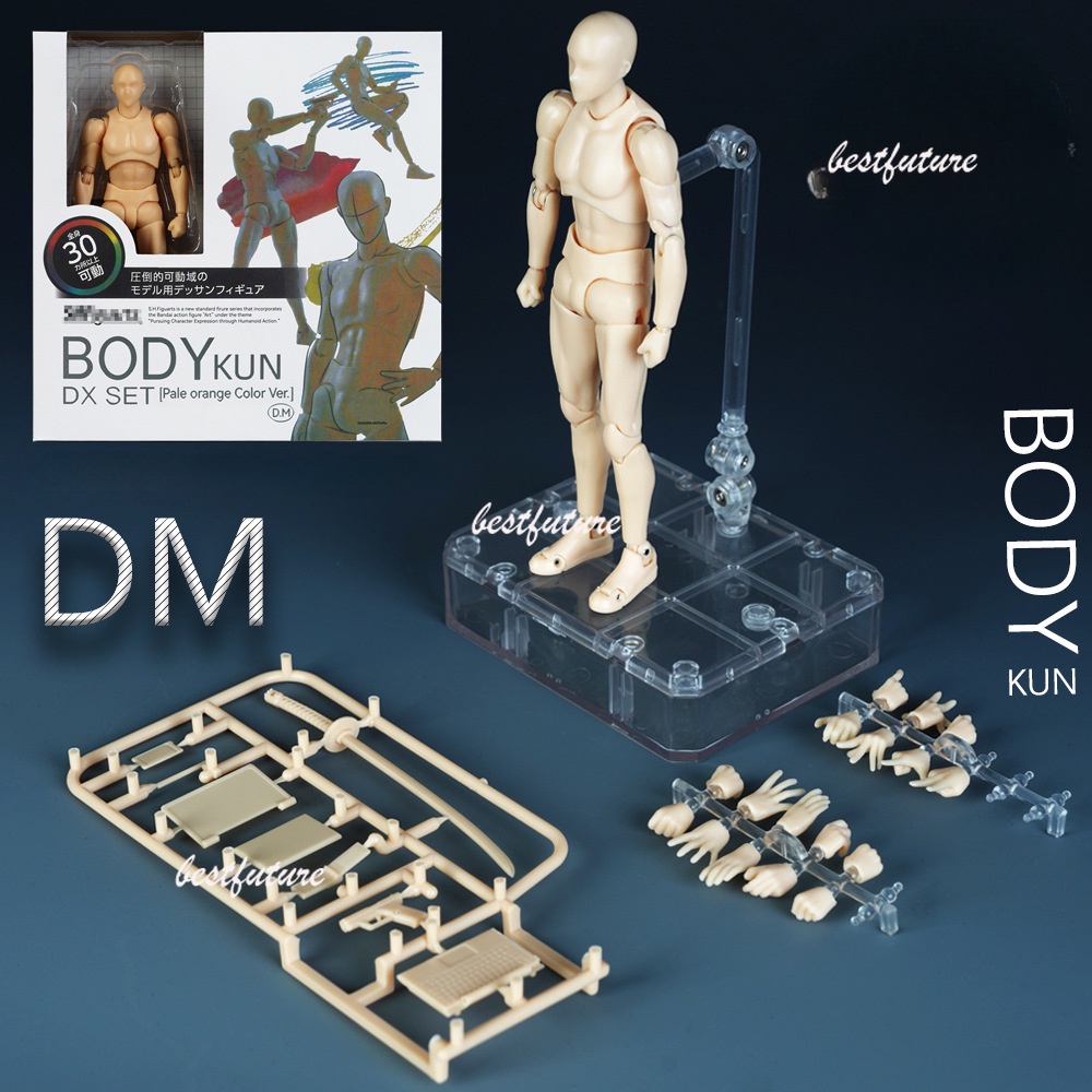 Shf ฟิกเกอร์ PVC SHFiguarts Body Kun Body Chan สีดํา สีส้ม สําหรับเก็บ ...