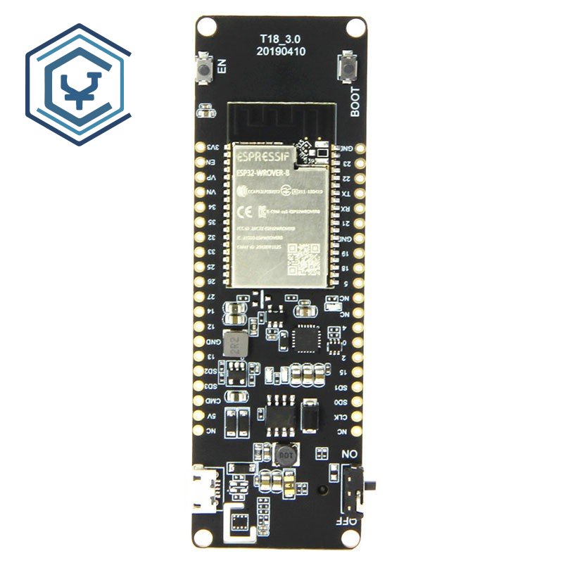 Ttgo T18 V3.0 T-Energy ESP32 โมดูลบอร์ดทดลอง WiFi 8MByte PSRAM และ ... Ttgo T18 V3.0 T-Energy ESP32 โมดูลบอร์ดทดลอง WiFi 8MByte PSRAM และ ...