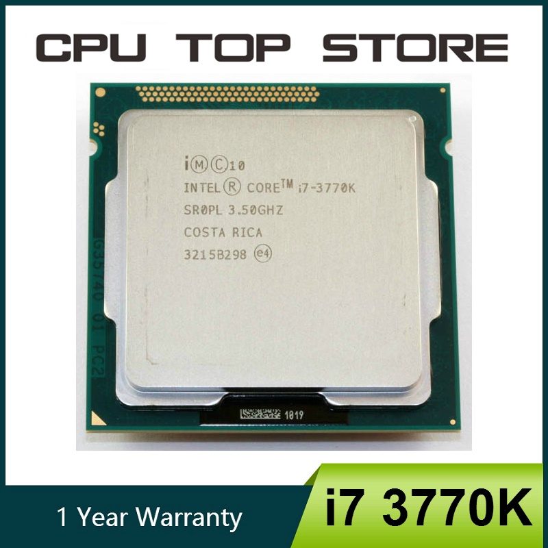 แคช CPU Intel i7 3770K Quad Core LGA 1155 3.5GHz 8MB พร้อมกราฟฟิค HD ...