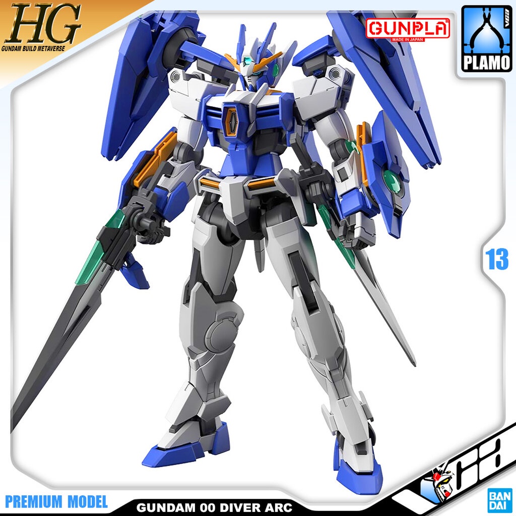 VCA ⭐️ BANDAI GUNPLA HIGH GRADE BUILD METAVERSE HG 1/144 GUNDAM 00 DIVER ARC ประกอบ หุ่นยนต์ ...