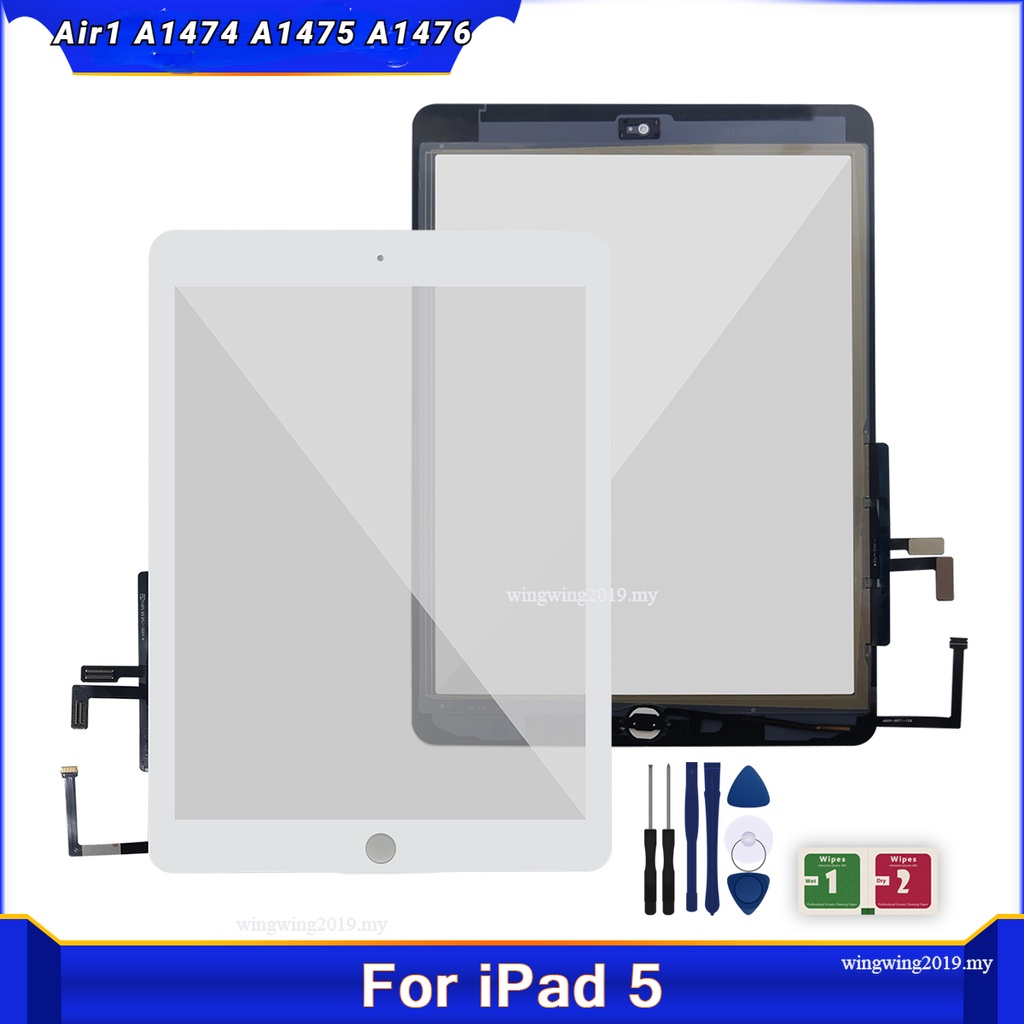 แผงหน้าจอสัมผัส แบบเปลี่ยน สําหรับ iPad Air 1 iPad 5 A1474 A1475 A1476 ...