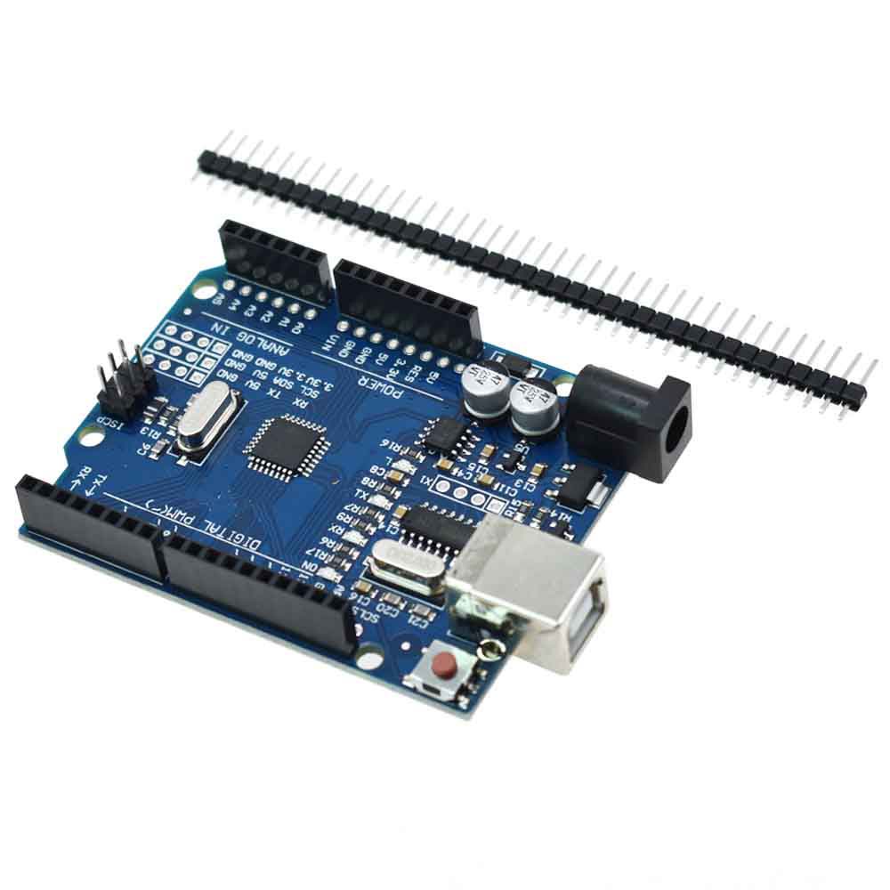 บอร์ดพัฒนา UNO R3 CH340G+MEGA328P ชิป 16Mhz สําหรับ Arduino UNO R3 และ ...
