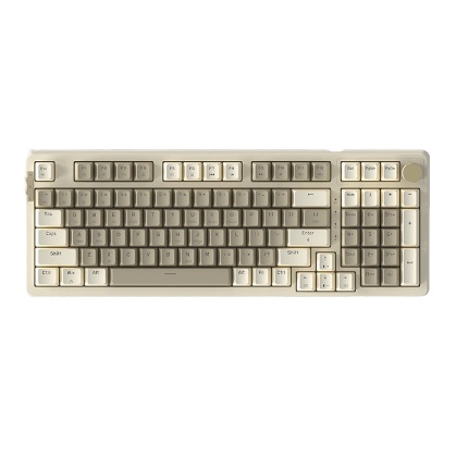 Ak98 คีย์บอร์ดเกมมิ่งไร้สาย 96% ไฟ RGB พร้อมลูกบิด | Shopee Thailand