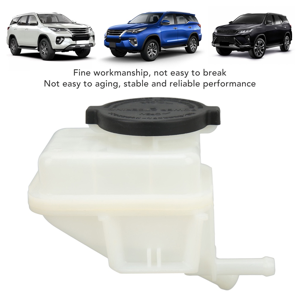 ปั้มพวงมาลัยเพาเวอร์กระป๋องน้ำมัน 44360 0K050 สีขาวสำหรับ FORTUNER ...