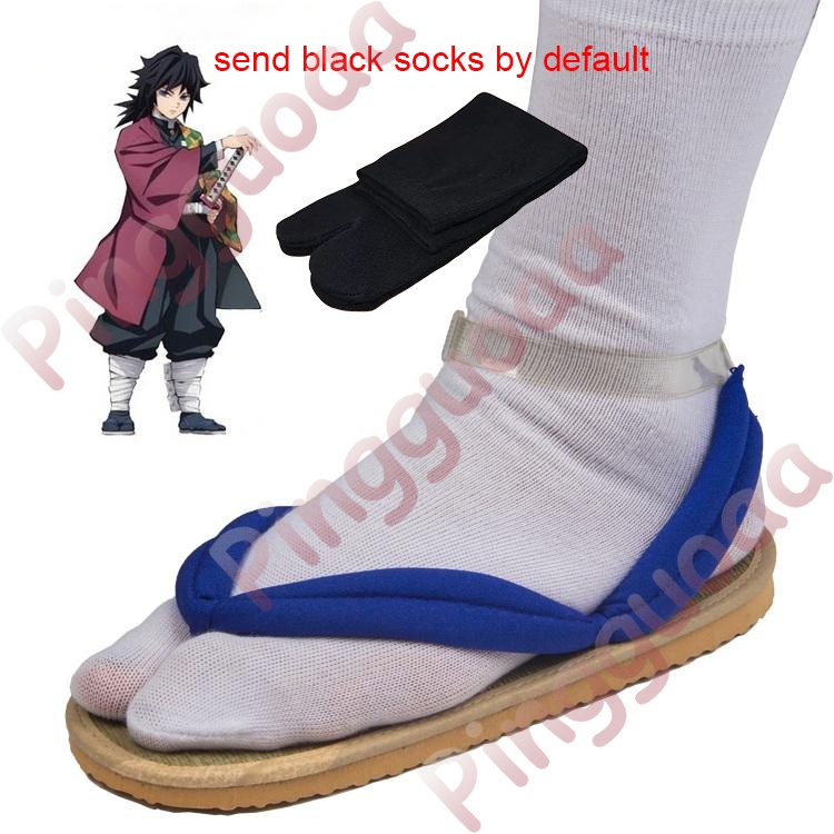 Anime Demon Slayer Kimetsu No Yaiba Cosplay Shoes Kamado Tanjirou ...