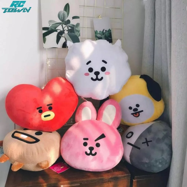 Rctown หมอนตุ๊กตานุ่ม รูปการ์ตูน KPOP BTS SHOOKY RJ COOKY TATA ของขวัญ ...