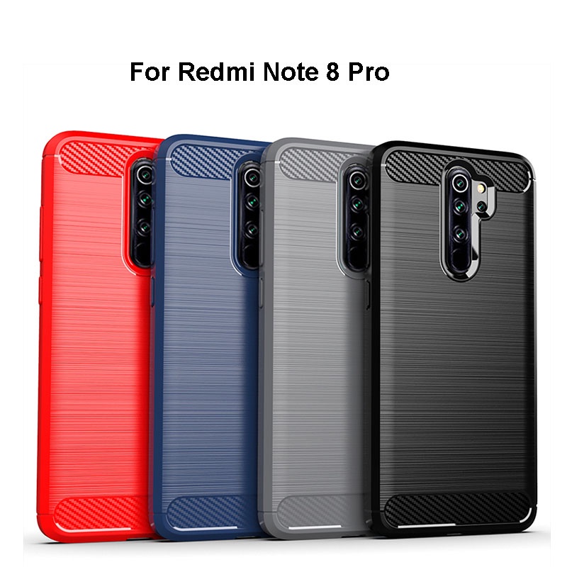 เคสโทรศัพท์มือถือคาร์บอน แบบนิ่ม ป้องกันการแตก สําหรับ Xiaomi Redmi 7 7A 8 8A 4X S2 5 Plus Note ...