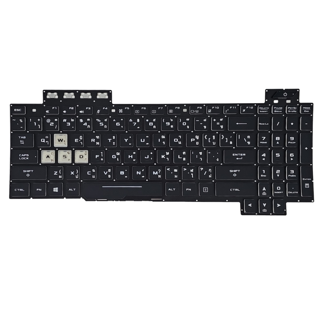 KEYBOARD ASUS คีย์บอร์ด เอซุส TUF GAMING FX504 FX504GD FX504GE FX504GM ...