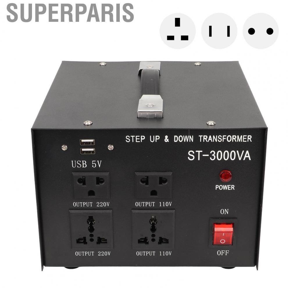Superparis Power Voltage Converter Good Conductivity Multi Sockets Step ...