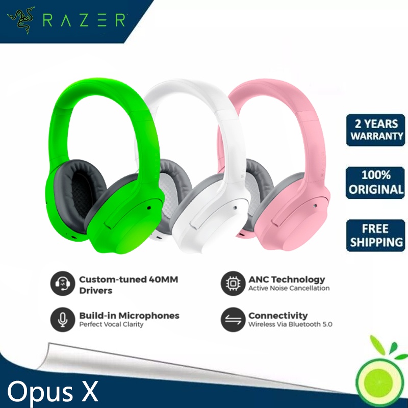 Razer Opus X ชุดหูฟังเล่นเกมไร้สาย บลูทูธ 5.0 ตัดเสียงรบกวน | Shopee ...