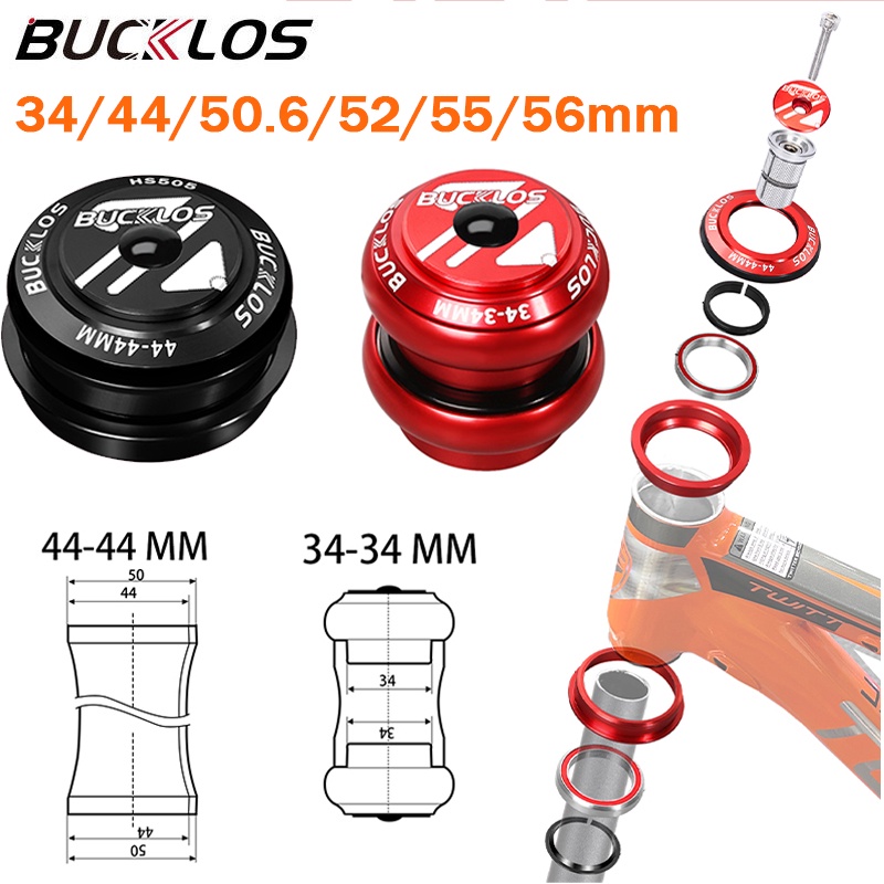 Bucklos ชุดถ้วยคอแบริ่งคู่ 34-34 44-44 44-50.6 44-55 44-56 41.8 52 มม. ...