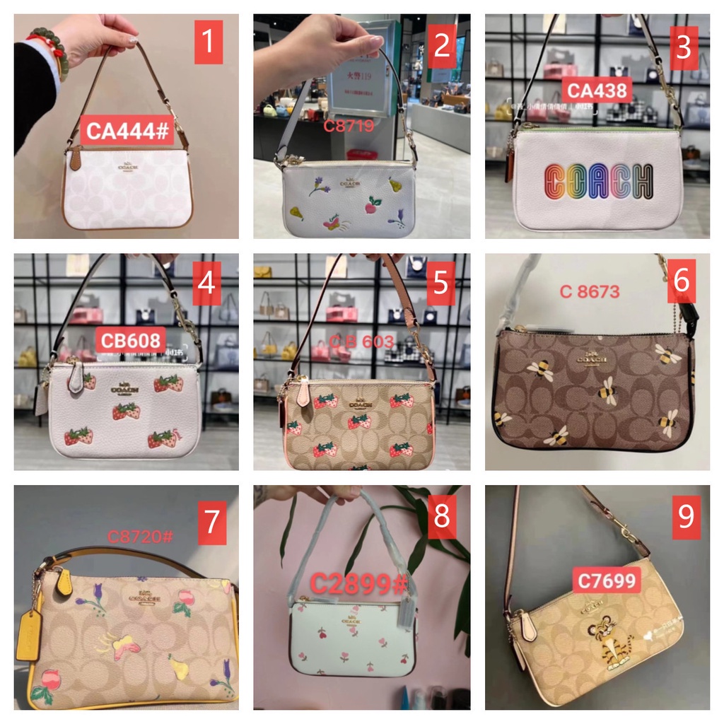 Nolita 19 C8719 C7699 CA444 C2899 C8720 กระเป๋ากล้องมินิ COAC H กระเป๋าไพ่นกกระจอกใต้วงแขน ...