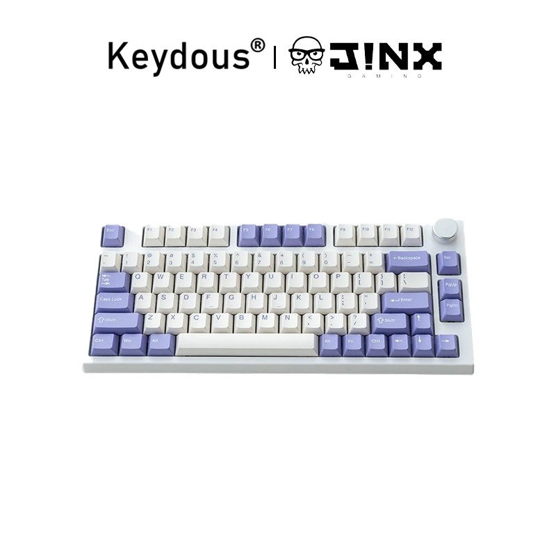Keydous NJ80 White Purple (ภาษาอังกฤษ) - คีย์บอร์ด ประกันศูนย์ 1 ปี ...