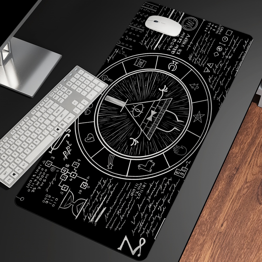 แผ่นรองเมาส์เล่นเกม ขนาดใหญ่พิเศษ ลายการ์ตูนอนิเมะ Gravity Fall Office ...