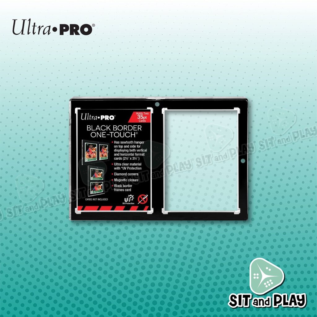Ultra PRO - 2,3-Card Black Border 35pt UV ONE-TOUCH Magnetic Holder กรอบแม่เหล็ก ขอบสีดำ 2,3 ...