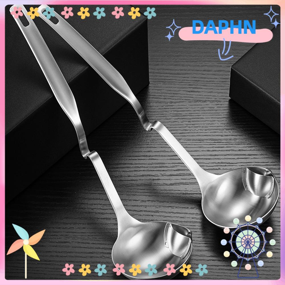 Daphs ช้อนตักน้ํามัน ตักซุป สเตนเลส ทัพพี ตักไขมัน ภาชนะกรองจาระบี | Shopee Thailand