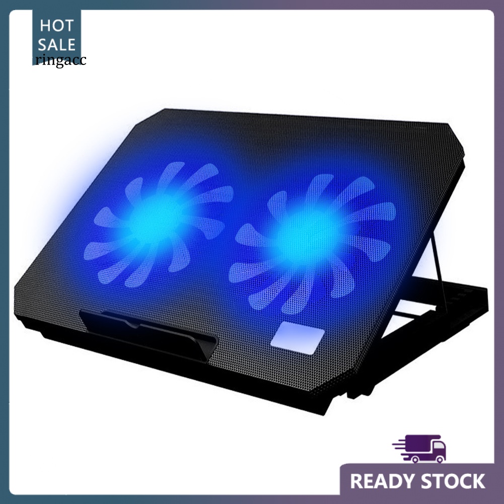 พัดลมระบายความร้อน RGA USB Port 2 สามารถปรับได้ สําหรับแล็ปท็อป โน๊ต ...