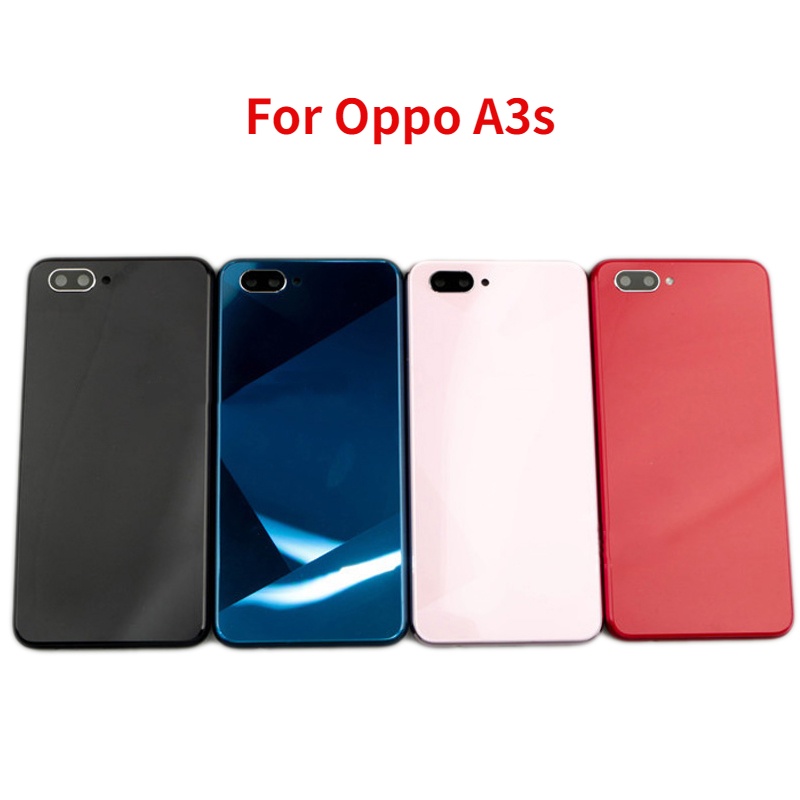 ใหม่ปกหลังสําหรับOppo A3s CPH1803 CPH1853 CPH1805 แบตเตอรี่ด้านหลัง ...