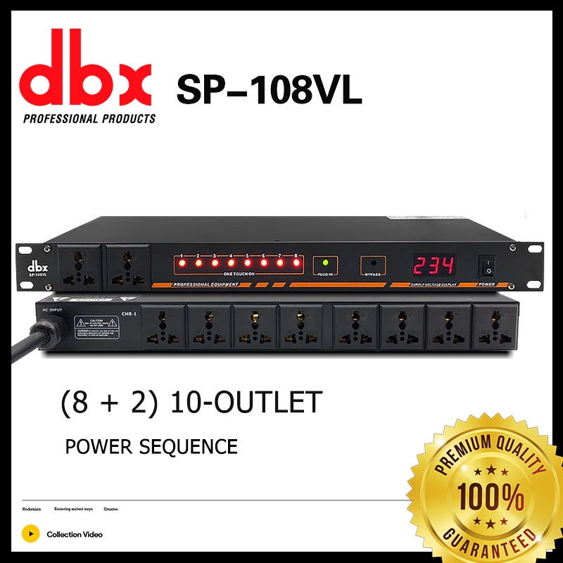 SP-108VL เครื่องกรองกระแสไฟฟ้าและลดทอนสัญญาณรบกวน รุ่น ปลั๊กไฟ หน่วง ...