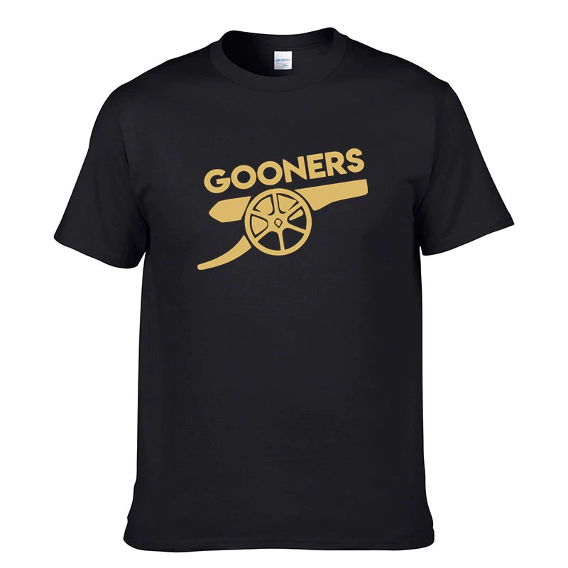 POPULAR QZเสื้อยืดแฟชั่น เสื้อยืดคอกลม แขนสั้น ผ้าฝ้าย พิมพ์ลาย Arsenal ...