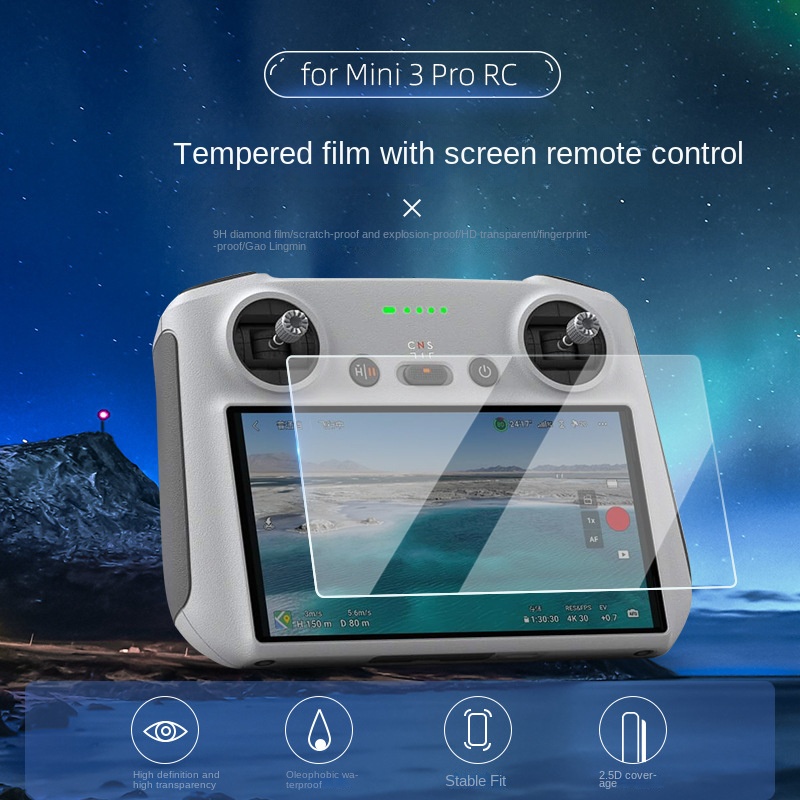 ฟิล์มกระจกนิรภัย HD พร้อมรีโมตคอนโทรล สําหรับ DJI Mini 4 Pro Air 3 DJI RC 2 | Shopee Thailand
