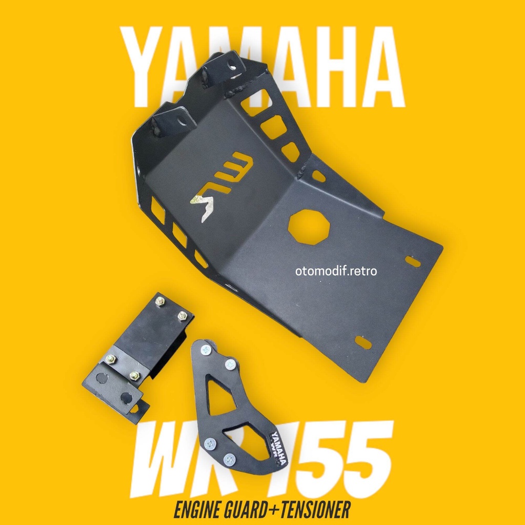 Mesin Engine PROTECTOR และ CHAIN TENSIONER WR155 Engine Guard Skidplate ...