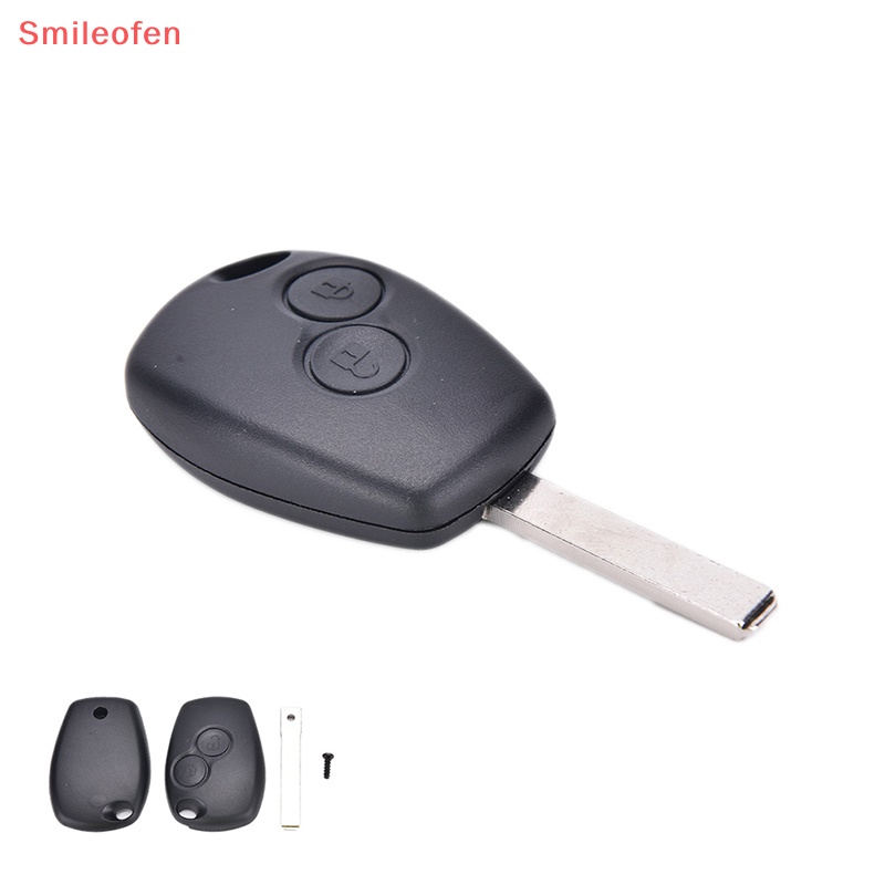 [Smileofen] เคสรีโมตกุญแจรถยนต์ 2 ปุ่ม สําหรับ Renault Modus Clio 3 ...