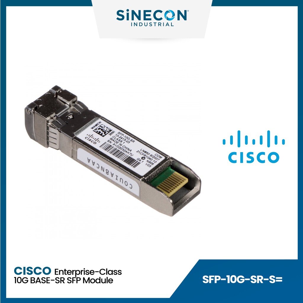 CISCO 10GBASE-SR SFP Module, Enterprise-Class (SFP-10G-SR-S=) | Shopee Thailand