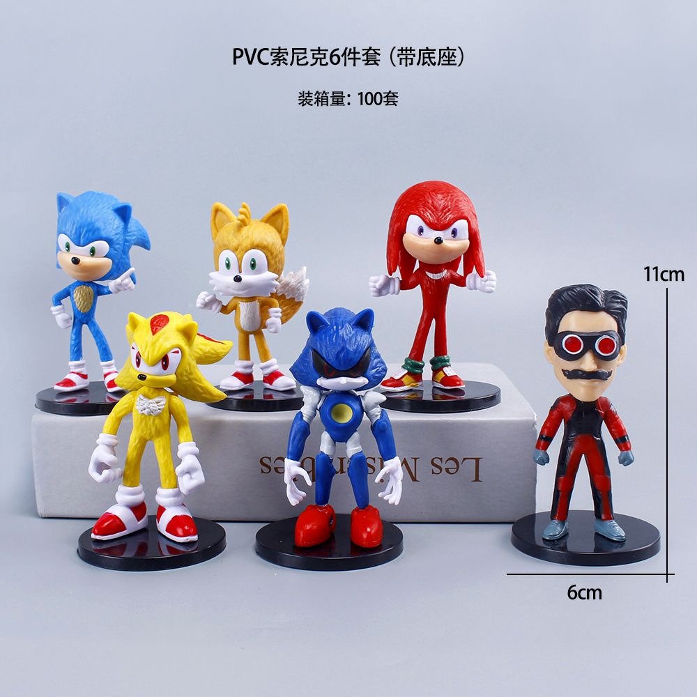 โมเดลฟิกเกอร์ Sonic Sonic Supersonic Mouse 6 Models 2 Generation 4 ...