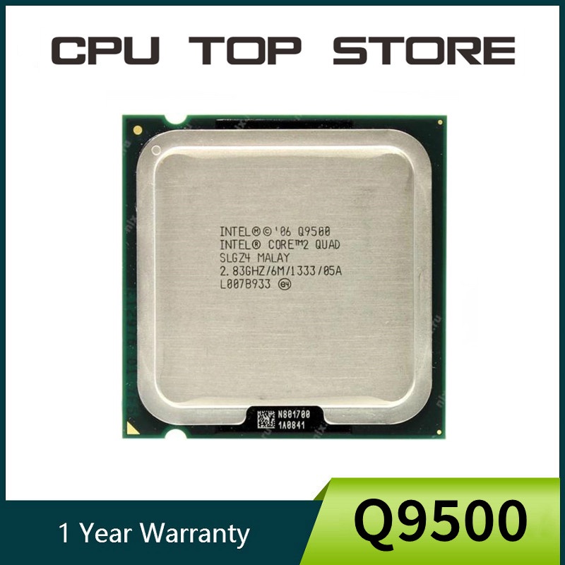 ซ็อกเก็ตโปรเซสเซอร์ Intel Core 2 Quad Q9500 2.83GHz 6MB 1333MHz 775 cpu ...