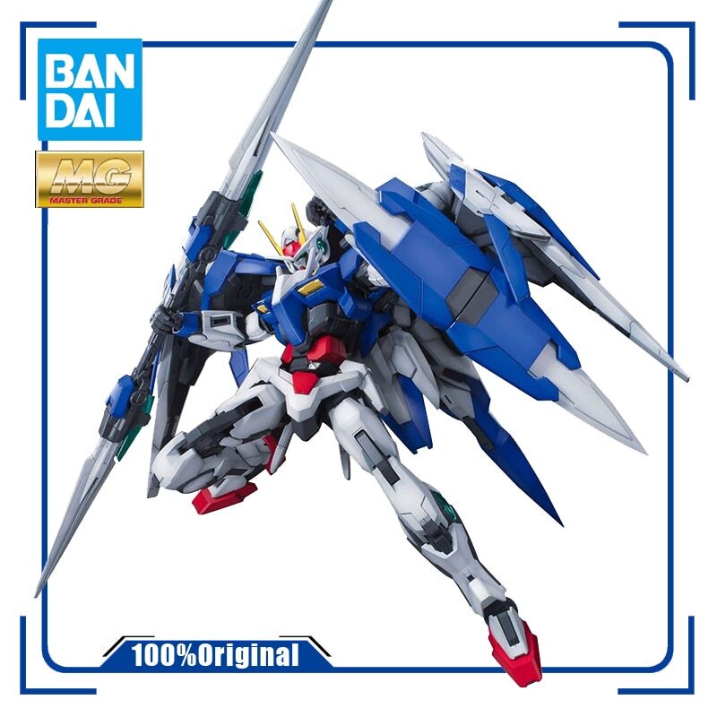 BANDAI MG 1/100 GN0000+GNR-010 00 Raiser 00R GUNDAM CELES TIAL BEING ...