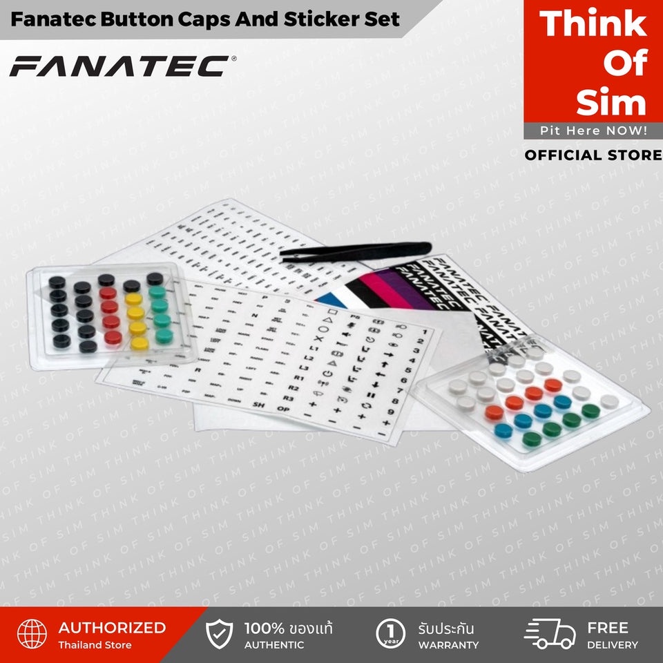 Fanatec Button Caps & Sticker Set | Shopee Thailand