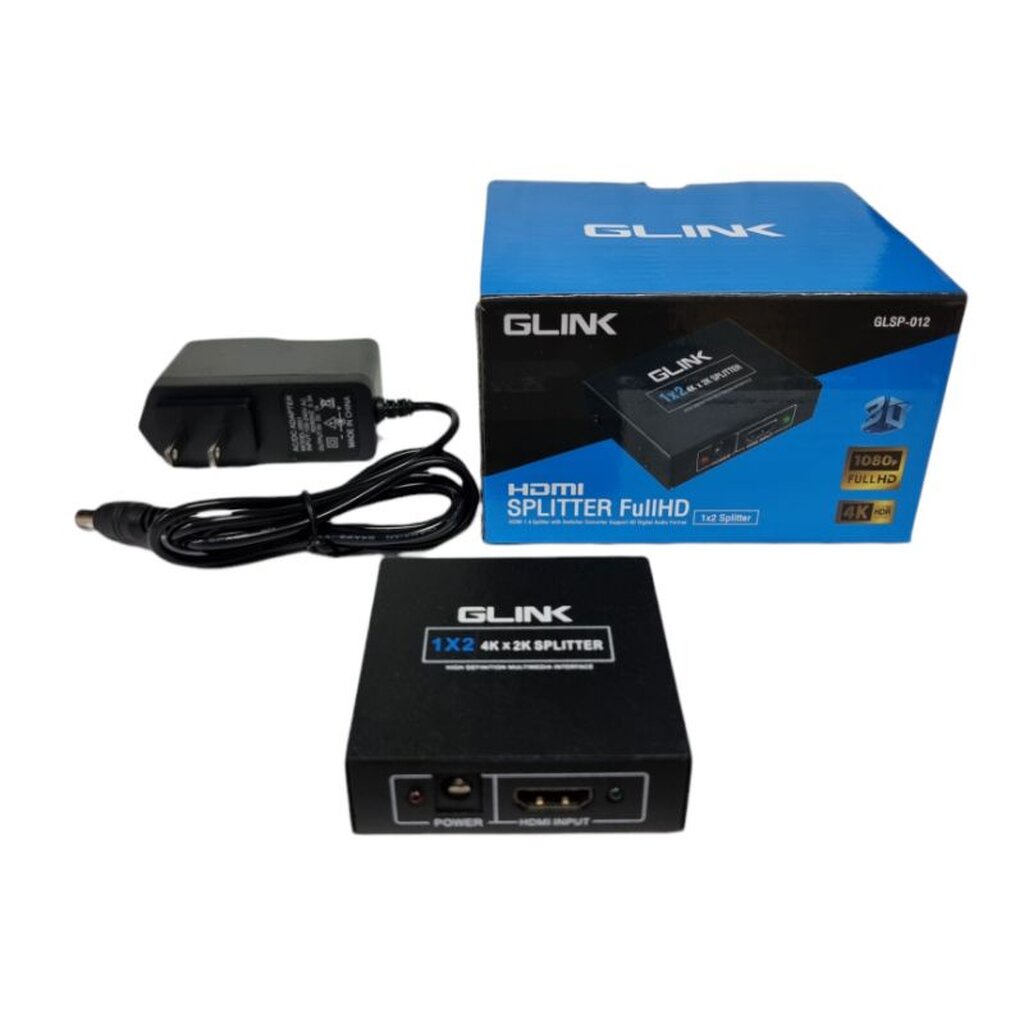 🛵มีส่งด่วน💨(950) GLINK GLSP-012 4K HDMI SPLITTER GLINK 1:2 PORT 4K ...