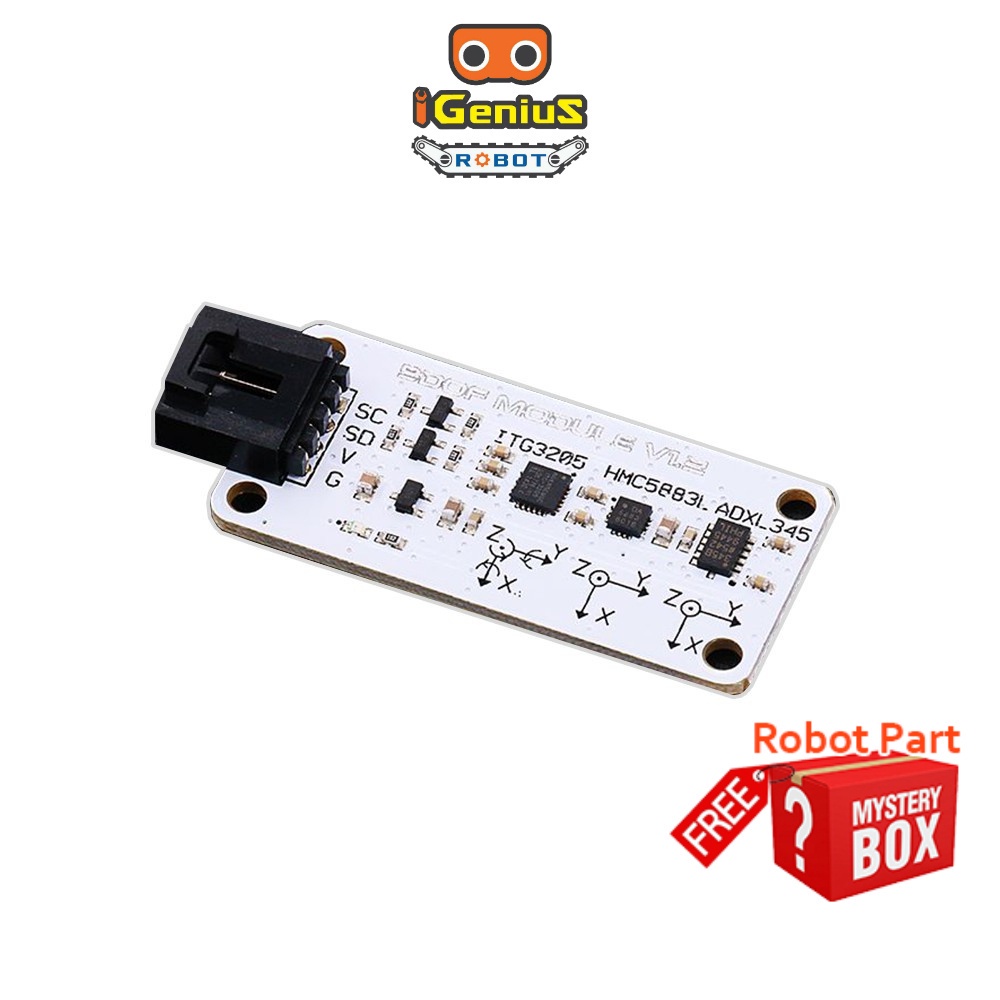Elecfreaks 9DOF Gyro for microbit Arduino เซ็นเซอร์ วัดความเร่ง สนาม ...